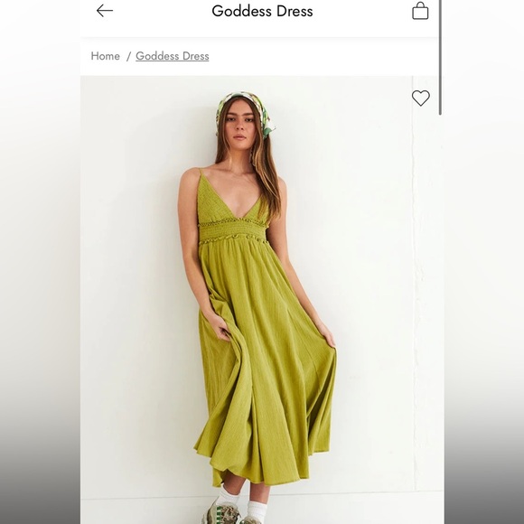 Ghanda | Dresses | Ghanda Goddess Dress In Green | Poshmark
